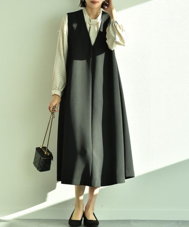 ANAYI(アナイ) 17A/W チェックストレッチクロップドパンツ グレー 36(S