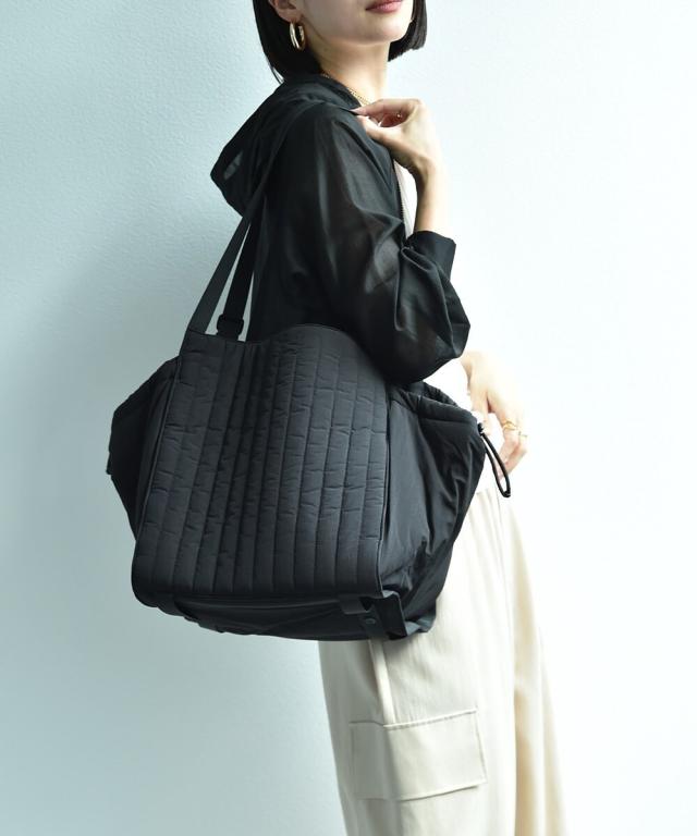 インタープラネット（INTERPLANET）/【SOLPRESA】NYLON QUILETING TOTE BAG M−SIZE
