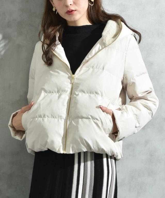 インタープラネット（INTERPLANET）/フードフェクファー中綿ジャケット