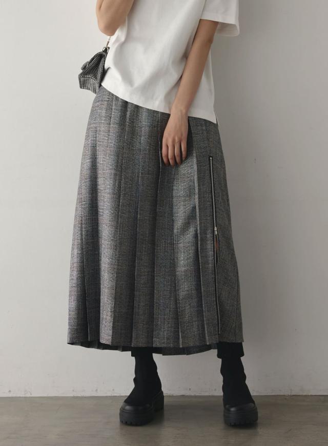 コエル（COEL）/サイドジッププリーツスカート