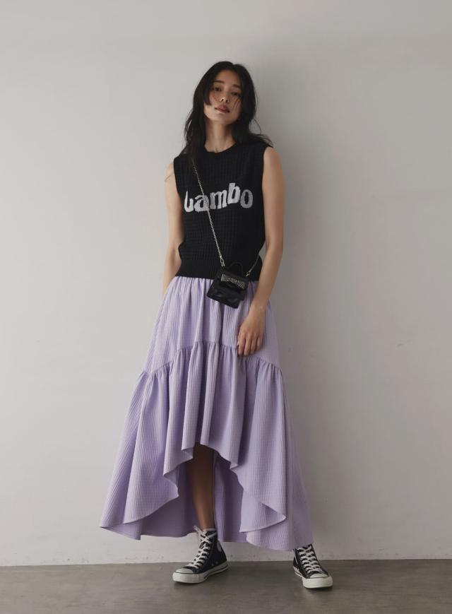 コエル（COEL）/キルティングイレヘムスカート