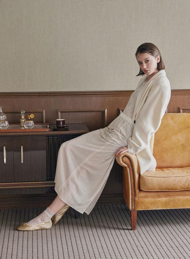 コエル（COEL）/ベロアロングスカート