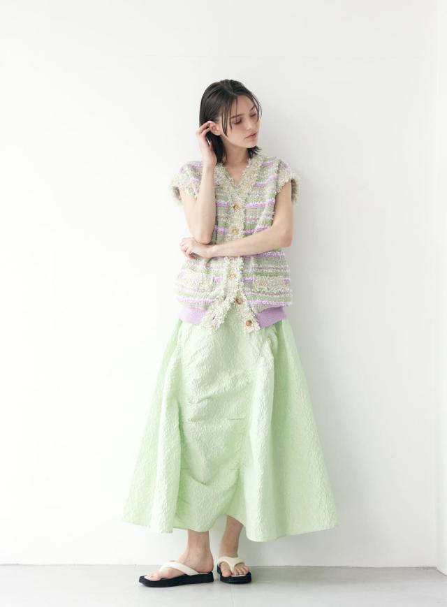 コエル（COEL）/サイド切替フレアスカート