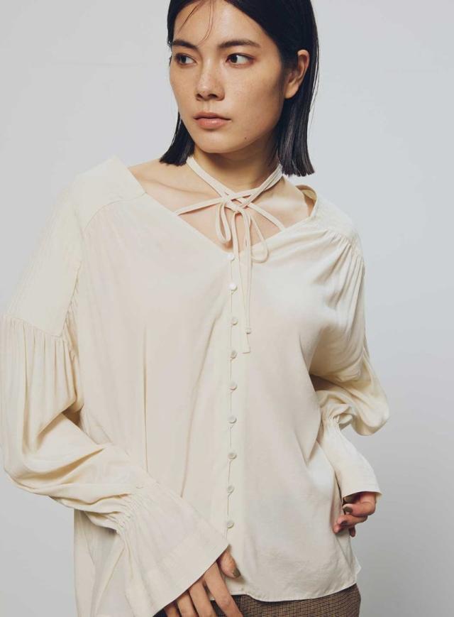 コエル（COEL）/2WAYリボンタイブラウス