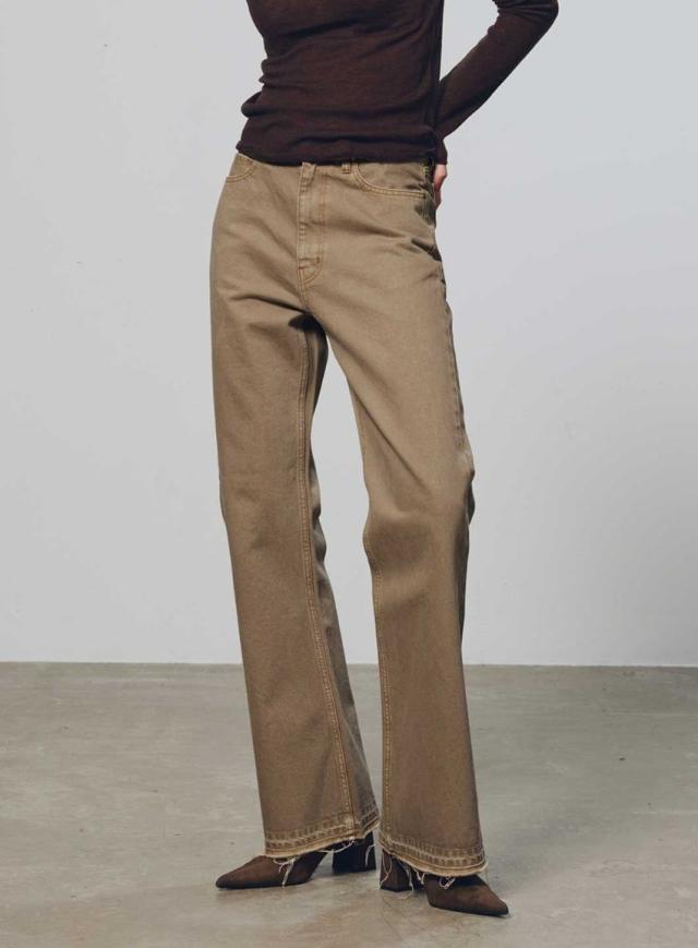 コエル（COEL）/フレアカラーデニムパンツ