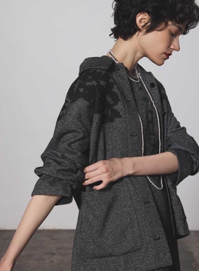 コエル（COEL）/フラワー刺繍カバーオール