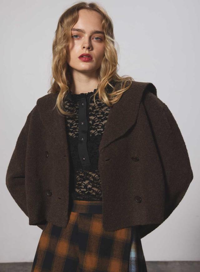 コエル（COEL）/セーラーニットジャケット