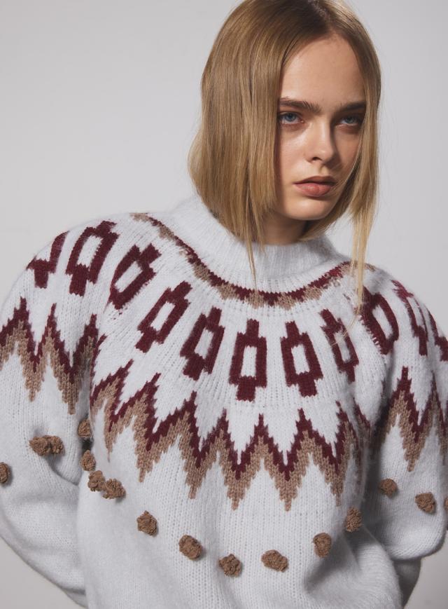 コエル（COEL）/ノルディック柄ニット