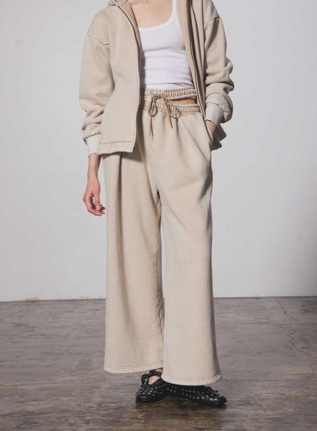 コエル（COEL）/ピグメントカットスウェットパンツ