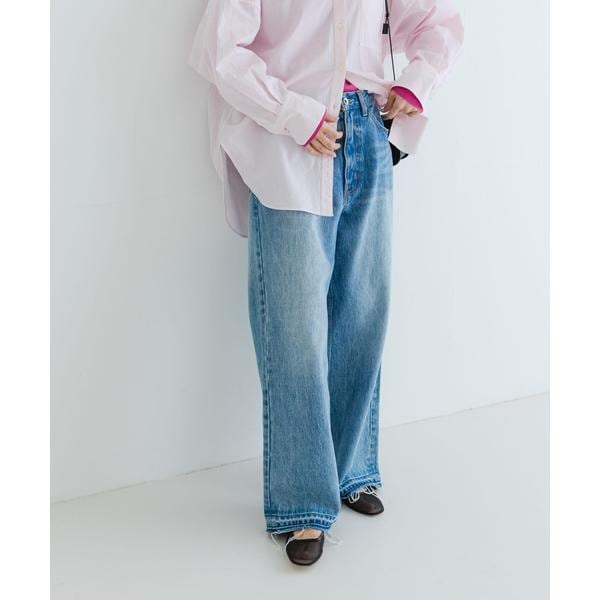 アーバンリサーチ（URBAN RESEARCH）/『3サイズ展開』ダメージワイドデニムパンツ