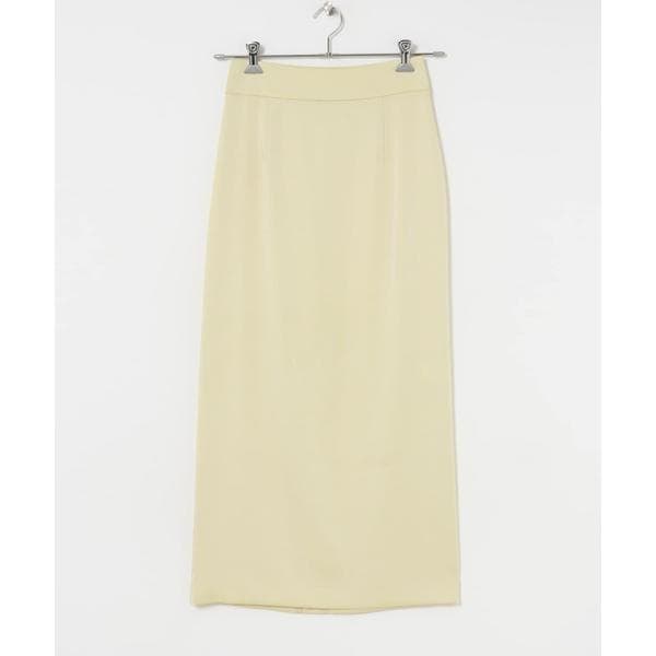 アーバンリサーチ（URBAN RESEARCH）/ストレートサテンスカート