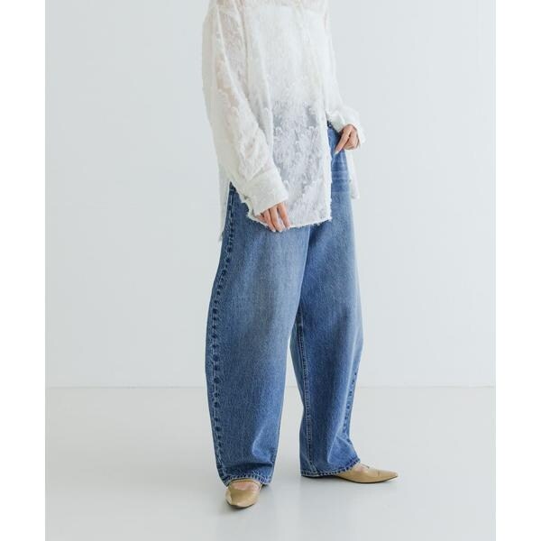 アーバンリサーチ（URBAN RESEARCH）/『3サイズ展開』ワイドカーブデニムパンツ