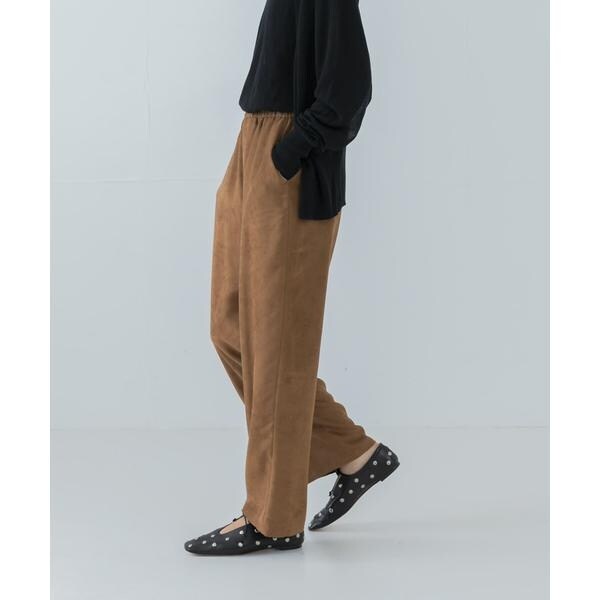 アーバンリサーチ（URBAN RESEARCH）/スウェードライクイージーパンツ