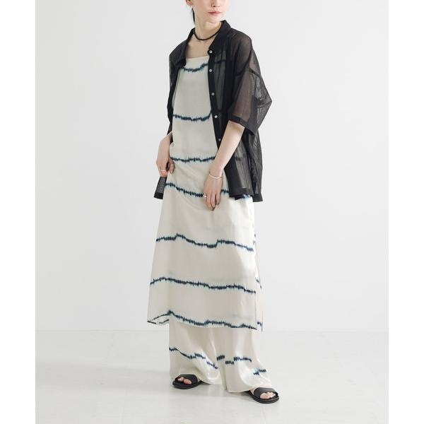 アーバンリサーチ（URBAN RESEARCH）/シルクミックスボーダープリントワンピース