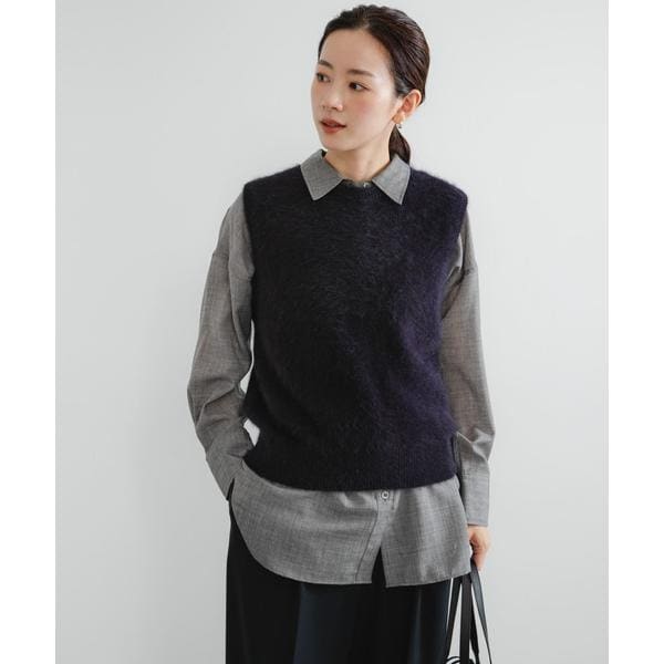 アーバンリサーチ（URBAN RESEARCH）/FOX/CASHMEREクルーネックベスト