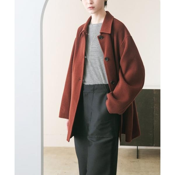 アーバンリサーチ（URBAN RESEARCH）/スーパー140ステンカラーリバーミドルコート