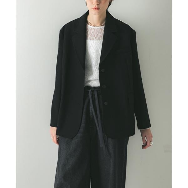 アーバンリサーチ（URBAN RESEARCH）/強撚ウールテーラードジャケット
