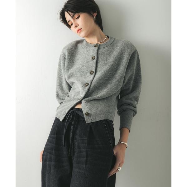 アーバンリサーチ（URBAN RESEARCH）/ウールカシミヤショルダーパッドカーディガン