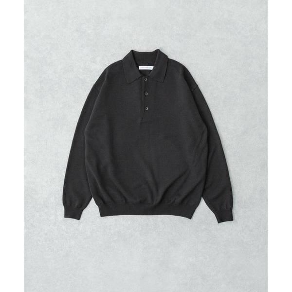 アーバンリサーチ（URBAN RESEARCH）/CASH FEEL W/MID ニットポロ