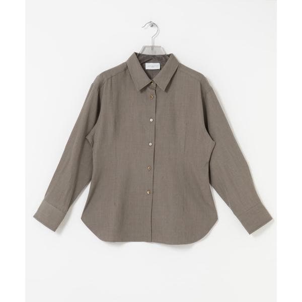 アーバンリサーチ（URBAN RESEARCH）/new basic　WOOL TWILL SHAPE SHIRTS