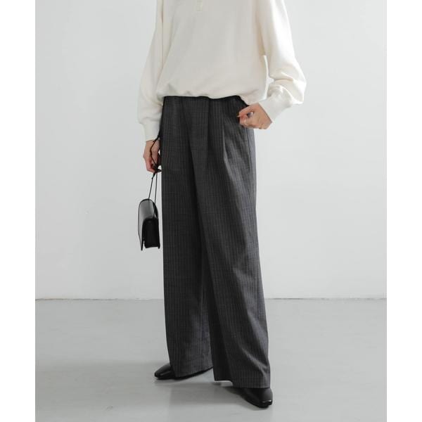 アーバンリサーチ（URBAN RESEARCH）/ウールブレンドワイドストレートパンツ