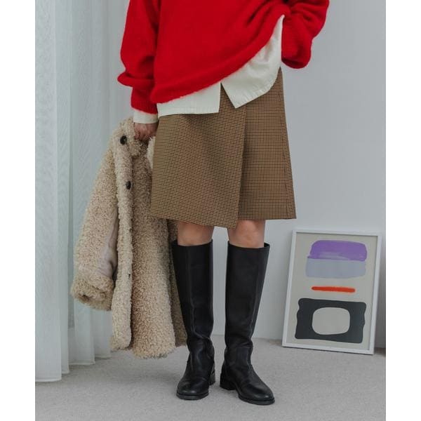 アーバンリサーチ（URBAN RESEARCH）/ウールブレンドチェックスカート