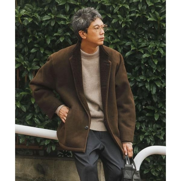アーバンリサーチ（URBAN RESEARCH）/new basic　SHEEP MOUTON JACKET