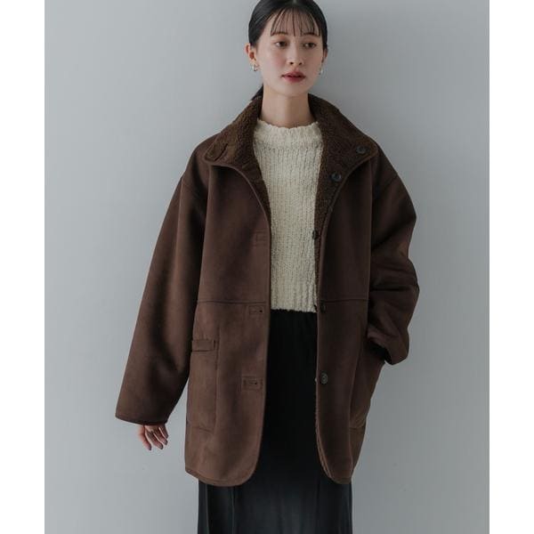 アーバンリサーチ（URBAN RESEARCH）/ECOPELフェイクムートンリバーシブルコート