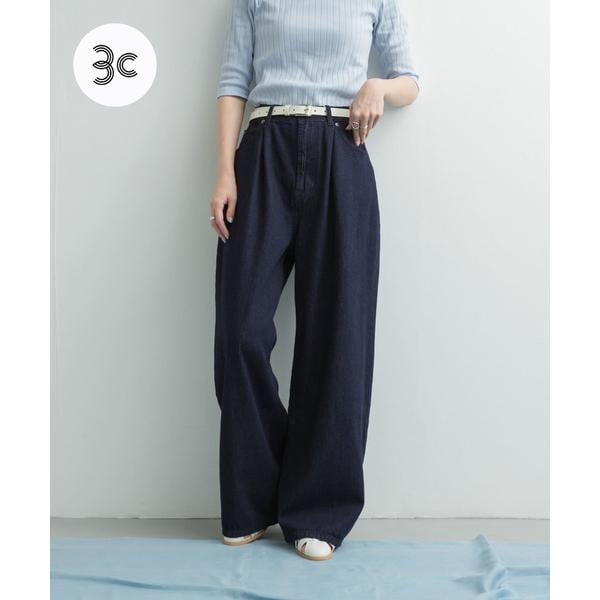 アーバンリサーチ ドアーズ（URBAN RESEARCH DOORS）/Denim Tuck Wide Pants