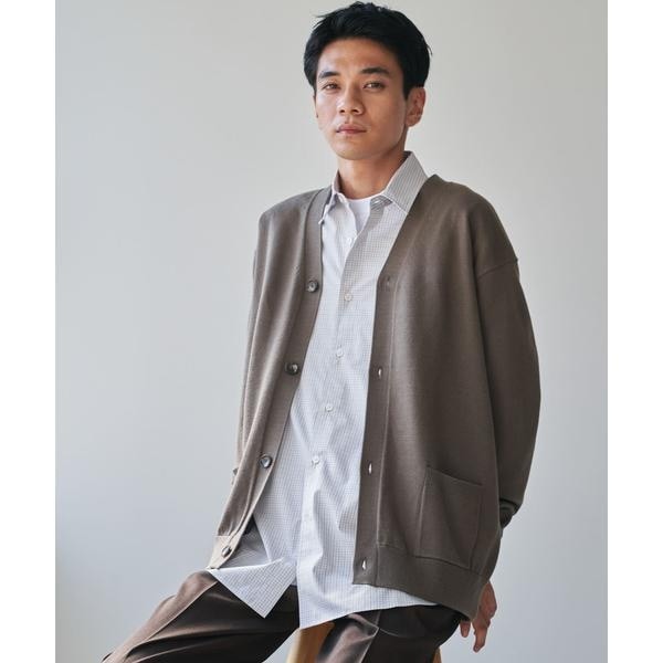 アーバンリサーチ ドアーズ（URBAN RESEARCH DOORS）/『XLサイズ/WEB限定/仁村紗和さん着用』『UR TECH 200日ニット』Vネックカーデ