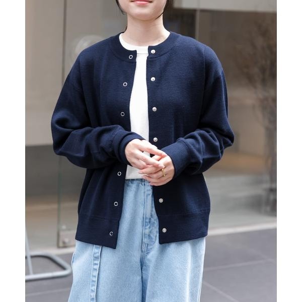 アーバンリサーチ ドアーズ（URBAN RESEARCH DOORS）/FORK&SPOON　ミラノリブクルーネックカーディガン