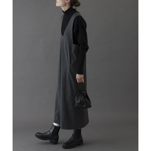 アーバンリサーチ ドアーズ（URBAN RESEARCH DOORS）/FORK&SPOON　ウールライクジャンパースカート