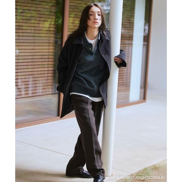 アーバンリサーチ ドアーズ（URBAN RESEARCH DOORS）/『UR TECH』完声/暖 2タックワイドパンツ