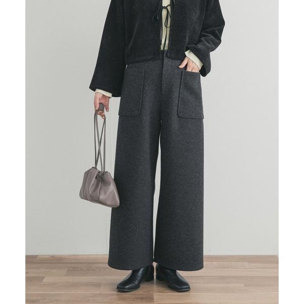 アーバンリサーチ ドアーズ（URBAN RESEARCH DOORS）/カットメルトンワイドパンツ