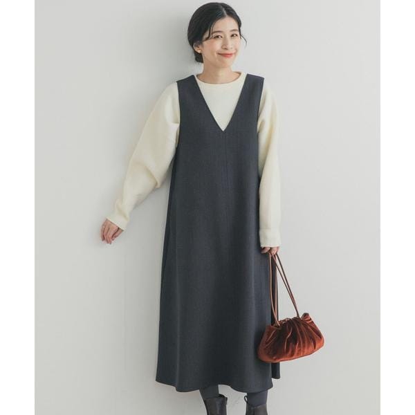 アーバンリサーチ ドアーズ（URBAN RESEARCH DOORS）/メランジBACKタックフレアジャンスカ