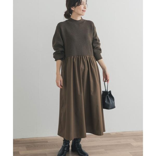 【NEW】アーバンリサーチ ドアーズ（URBAN RESEARCH DOORS）/ニットドッキングワンピース