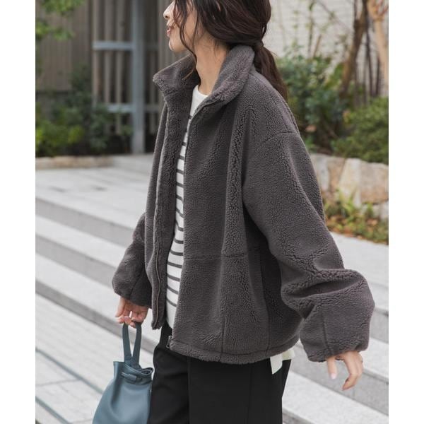 【NEW】アーバンリサーチ ドアーズ（URBAN RESEARCH DOORS）/ZIPボアブルゾン