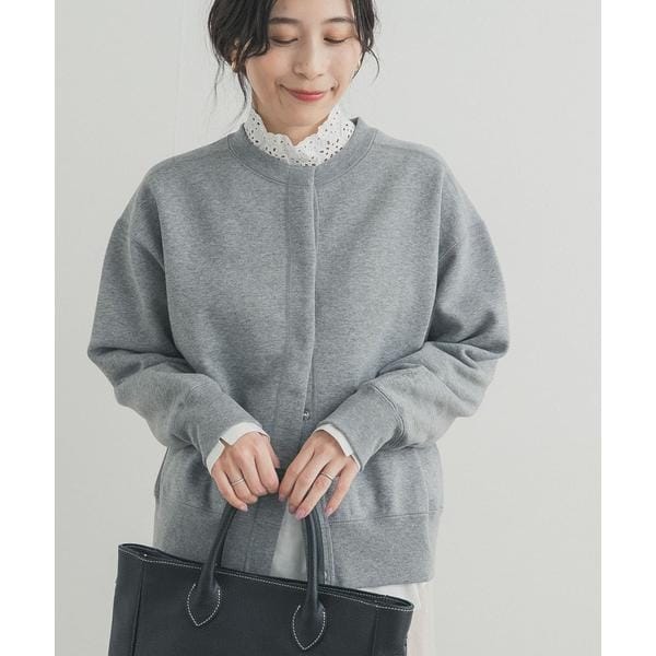 【NEW】アーバンリサーチ ドアーズ（URBAN RESEARCH DOORS）/裏起毛スウェットカーディガン