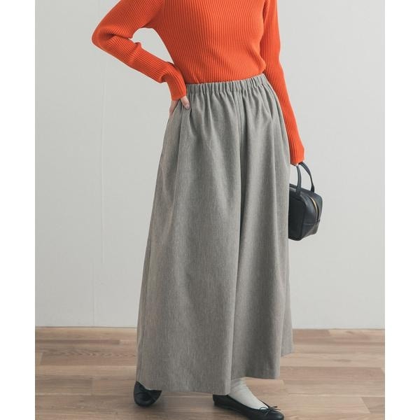 【NEW】アーバンリサーチ ドアーズ（URBAN RESEARCH DOORS）/9分丈ワイドギャザーパンツ