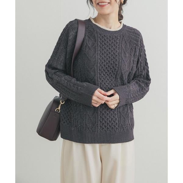 【NEW】アーバンリサーチ ドアーズ（URBAN RESEARCH DOORS）/ラグランモールニット