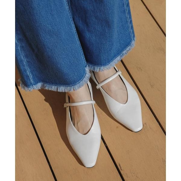 アーバンリサーチ サニーレーベル（URBAN RESEARCH SonnyLabel）/REMME　ストラップフラットシューズ