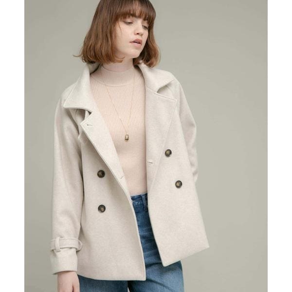 アーバンリサーチ サニーレーベル（URBAN RESEARCH SonnyLabel）/メルトンジャージースタンドカラーコート