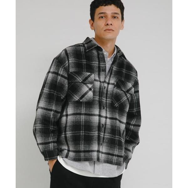アーバンリサーチ サニーレーベル（URBAN RESEARCH SonnyLabel）/シャギーチェックダブルポケットシャツ