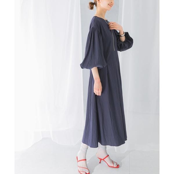 アーバンリサーチ ロッソ（URBAN RESEARCH ROSSO）/ボリュームスリーブタックワンピース