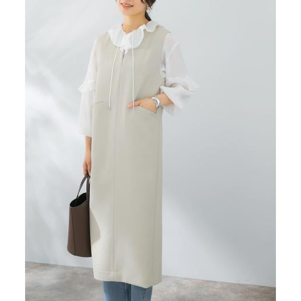 アーバンリサーチ ロッソ（URBAN RESEARCH ROSSO）/キーネックレイヤードワンピース