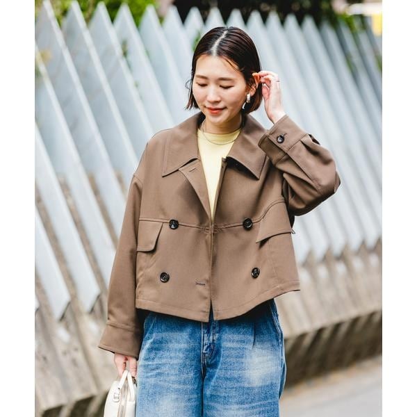 アーバンリサーチ ロッソ（URBAN RESEARCH ROSSO）/F by ROSSO　ビッグカラーダブルショートコート