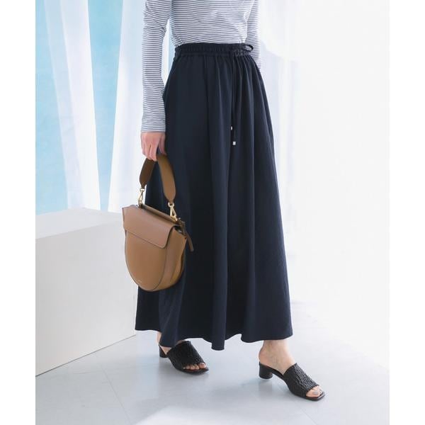 アーバンリサーチ ロッソ（URBAN RESEARCH ROSSO）/撥水ギャザーワイドパンツ