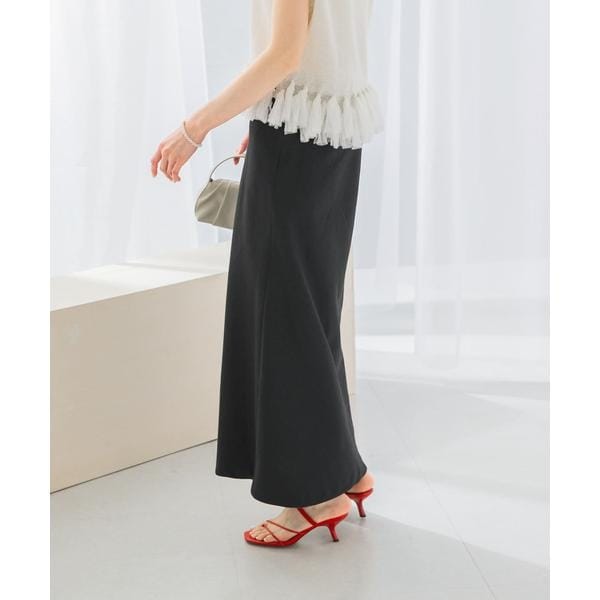 アーバンリサーチ ロッソ（URBAN RESEARCH ROSSO）/接触冷感リネン混バイヤススカート