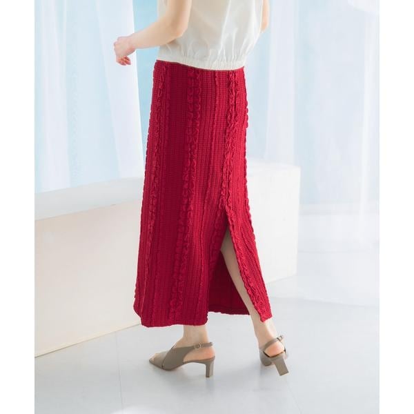 アーバンリサーチ ロッソ（URBAN RESEARCH ROSSO）/ジャガードイージーストレートスカート