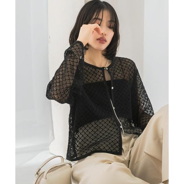 アーバンリサーチ ロッソ（URBAN RESEARCH ROSSO）/メッシュレーストップス